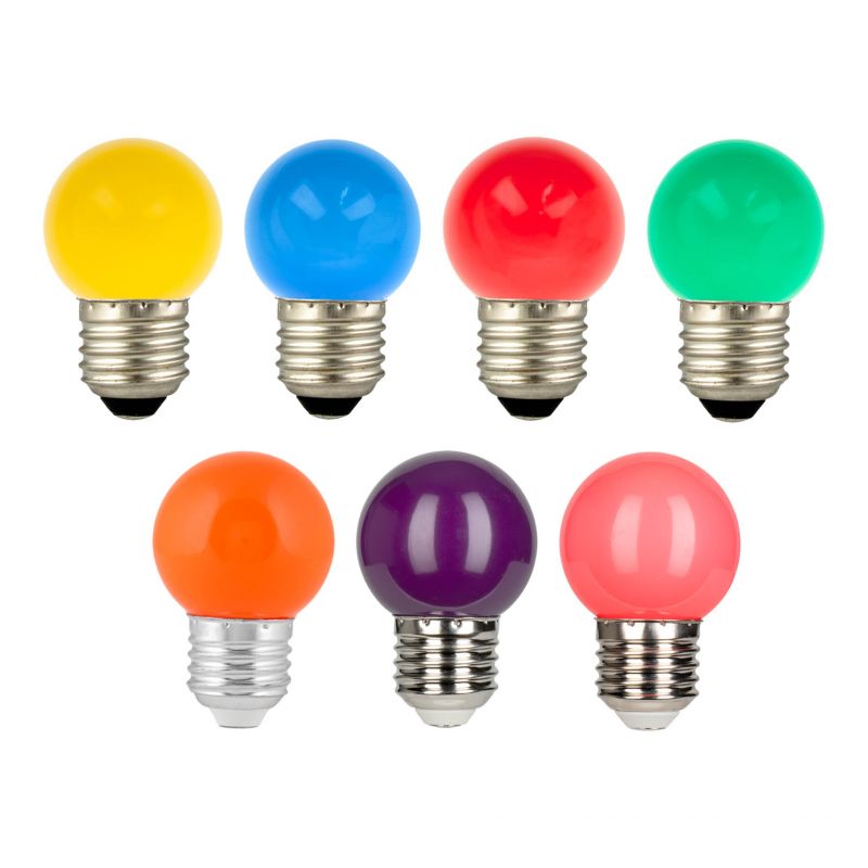 Bailey | LED lamp | Grote fitting E27 | Kogellamp | 45mm | 1W