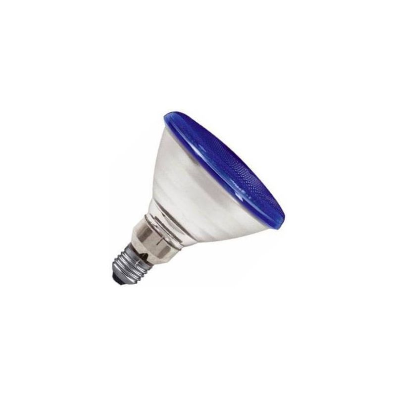 Gloeilamp Spot | Grote fitting E27 | 80W 122mm Blauw